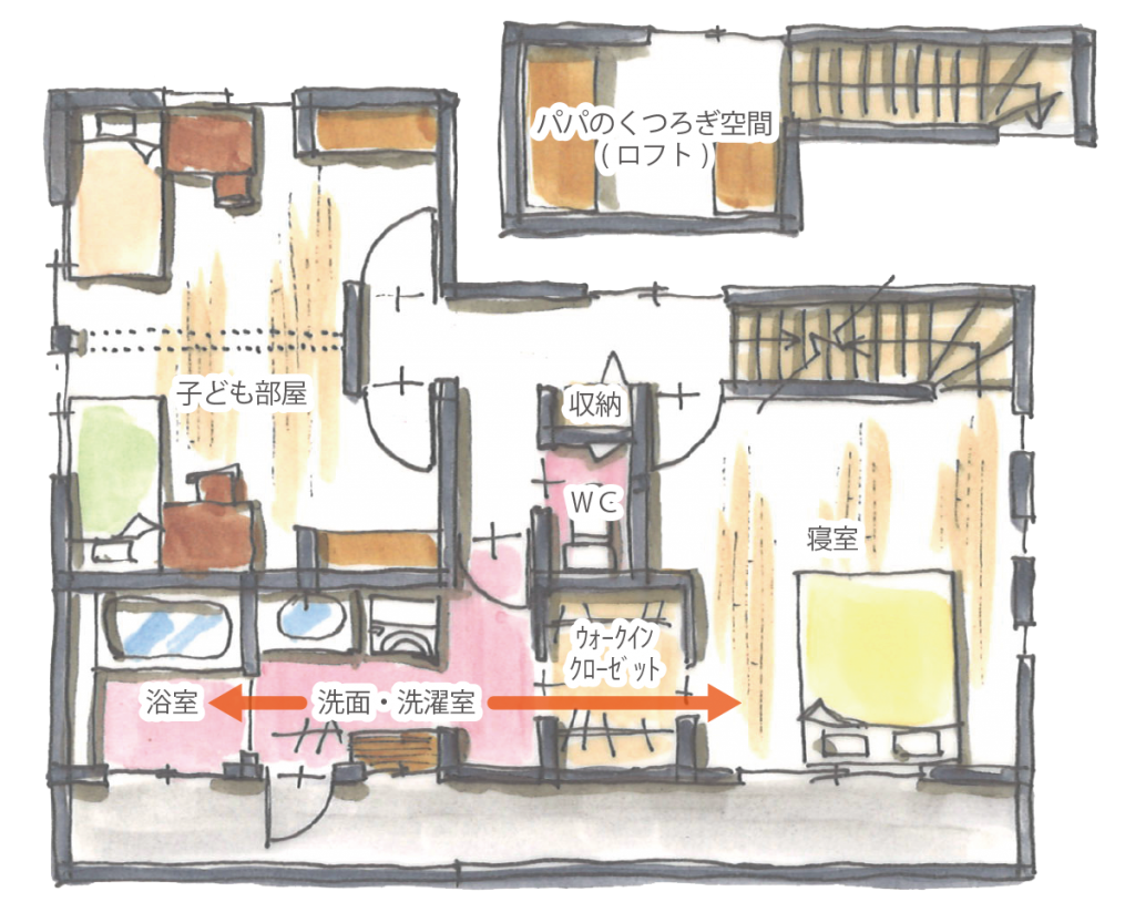 ikoi-madori | 香川の注文住宅、自由設計は地元工務店 大塚建設株式会社